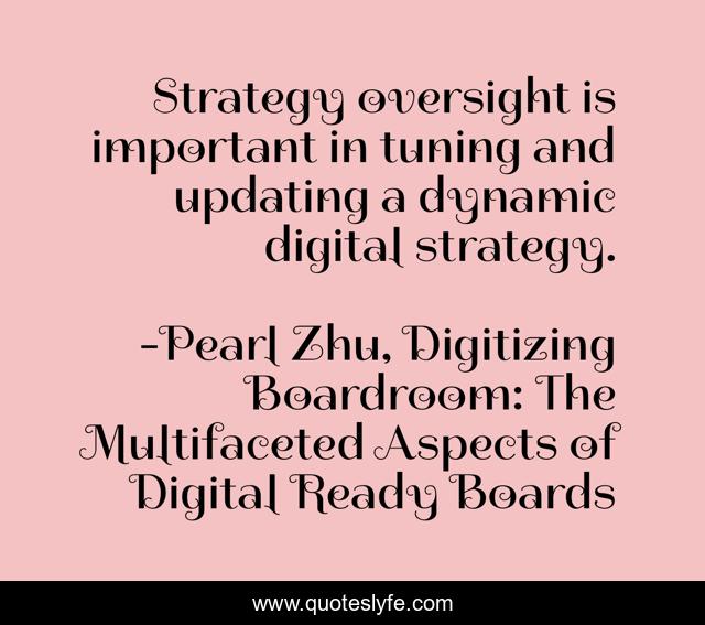 Strategy oversight is important in tuning and updating a dynamic digit ...