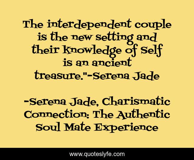 The interdependent couple is the new setting and their knowledge of Se ...