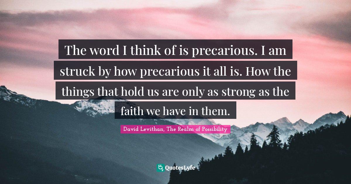 Best David Levithan, The Realm of Possibility Quotes with images to ...